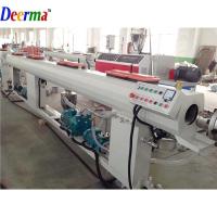 China 20kw HDPE Pipe Machine 40 kg/h - 80 kg/h HDPE Pipe Making Machine With Omron Temperature Controller for sale