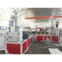 China 3 Layer HDPE Pipe Machine 16mm - 63mm Pipe Manufacturing Equipment 55 Rpm Screw Speed for sale