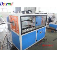 China 3 Layer HDPE Pipe Machine 16mm - 63mm Pipe Manufacturing Equipment 55 Rpm Screw Speed for sale