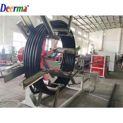 China Drain Pipe Making Machine 250kg/h - 350kg/h Pipe Manufacturing Machines With S Inverter for sale