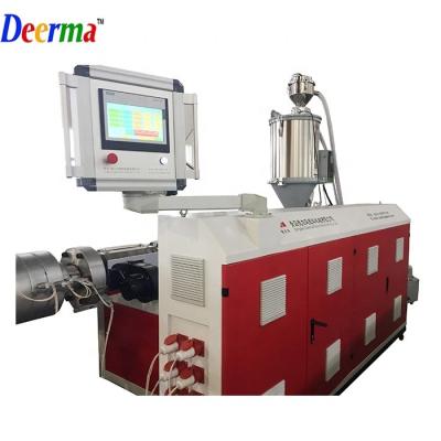 China High Productivity HDPE PE PP Pipe Extrusion Production Line /making Machine equipped with GUOMAO Reduction gearbox for sale