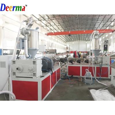 China HDPE PP PE Plastic Pipe Machine Production Line With OMRON Temperature Controller And GUOMAO Reduction Gearbox for sale