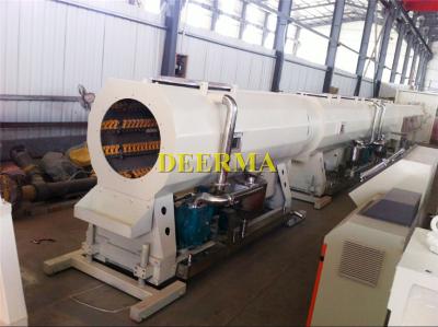 China 280kw HDPE Pipe Machine 110mm 250mm HDPE Pipe Extruder With OMRON Temperature Controller for sale