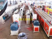 China 280kw HDPE Pipe Machine 110mm 250mm HDPE Pipe Extruder With OMRON Temperature Controller for sale
