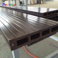 China 180kg/h - 250kg/h WPC Decking Board Machine 55Rpm WPC Flooring Extrusion Machine Speed 1-5m/Min for sale