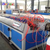 China 180kg/h - 250kg/h WPC Decking Board Machine 55Rpm WPC Flooring Extrusion Machine Speed 1-5m/Min for sale
