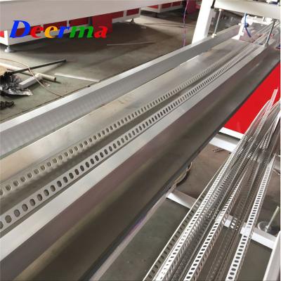China Double Screw Plastic Profile Machine 90kw / 70kw Corner Bead Machine With S DEIDE Drive for sale