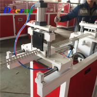China Double Screw Plastic Profile Machine 90kw / 70kw Corner Bead Machine With S DEIDE Drive for sale