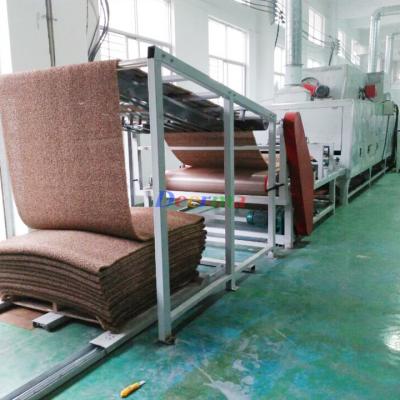 China Single Screw PVC Mat Making Machine 1.5mm - 4mm Carpet Making Equipment With Screw Speed Rpm 55 Rpm for sale