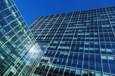 China Customizable Glass Curtain Wall Panels Sleek Design Soundproof Thermal Insulation Solution for sale