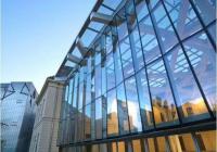 China Custom Soundproof Glass Curtain Wall / Glass Curtain Wall with Thermal Insulation for sale