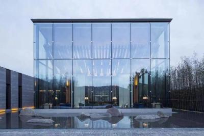 China Customized Energy Saving Glass Curtain Wall with Soundproof Thermal Insulation for sale