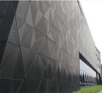 China Rectangle Aluminum Wall Panels with Sound Insulation and Shading System for sale