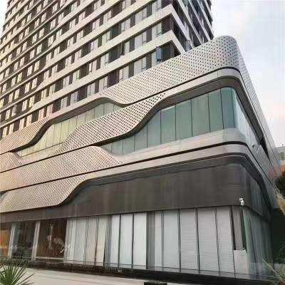 China Customizable Color Aluminum Curtain Wall with Excellent Thermal Insulation and Good Sound Insulation for sale