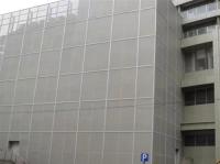 China Modern Rectangle Aluminum Curtain Wall Customized With Metal Ceilings for sale