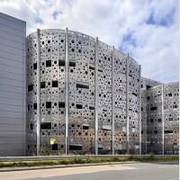 China Modern Rectangle Aluminum Curtain Wall Long lasting Durable Design with Custom Color Options for sale