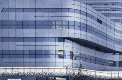 China Weather Resistance Modern Aluminum Curtain Wall With Excellent Thermal Insulation for sale