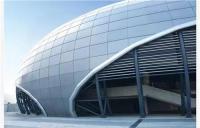 China Rectangle Open frame curtain wall with Free Shrink Polythene Packing for sale