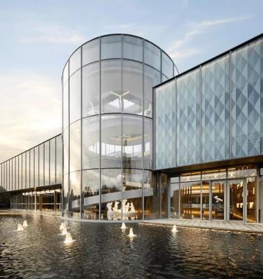 China Customizable Glass Curtain Wall Panel for Soundproofing and Thermal Insulation for sale