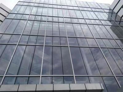 China Energy Saving Glass Curtain Wall with Waterproof Soundproof Advantage for sale