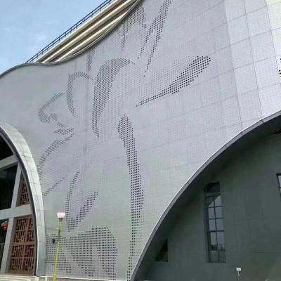 China Metal Ceilings Weather Resistance Aluminum Curtain Wall With Excellent Thermal Insulation for sale
