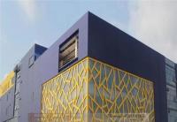 China Weather Resistance Rectangle Aluminum Curtain Wall Customizable Color for sale
