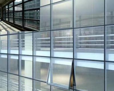 China Sleek Glass Curtain Wall With Customizable Patterns Energy Saving Heat Insulation for sale