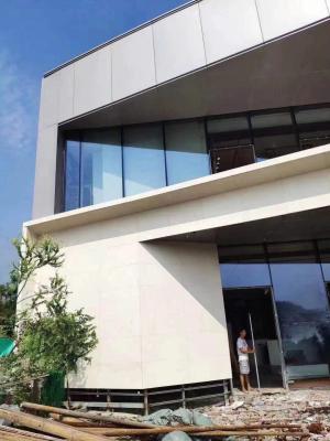 China 25-35mm Stone Dry hanging Curtain Wall Modern Design with Excellent Thermal Insulation for sale