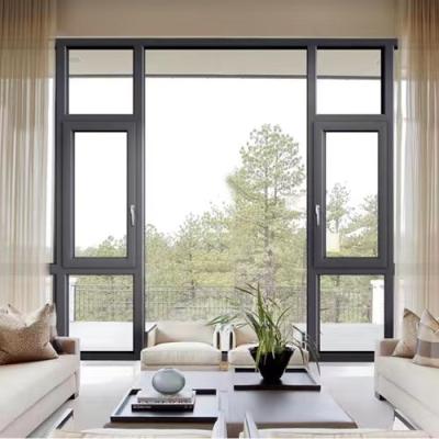 China Fluorocarbon Spray Aluminium Profile Doors And Windows for Custom Glass Options for sale