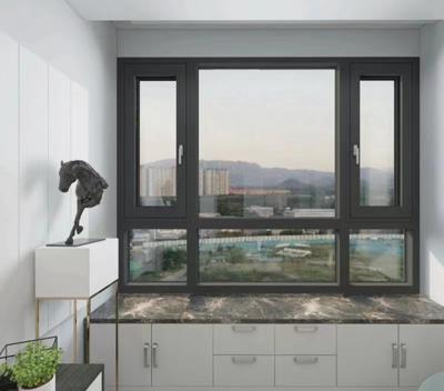 China Custom Aluminum Casement Windows with Soundproof Insulation for Office Building for sale