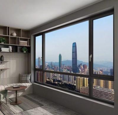 China Customisable Glass Aluminum Casement Windows for Office Buildings for sale