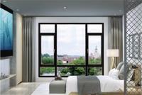 China Powder Sprayed Aluminum Casement Windows with Soundproof and Insulation Features for sale