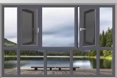 China Custom Aluminium Casement Windows for Office Buildings Superior Soundproof and Insulation for sale
