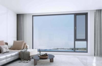 China Powder Coated Aluminum Casement Windows with Superior Soundproofing and Insulation Properties for sale