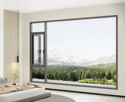 China Custom Aluminium Casement Windows with Soundproof Glass for Commercial Spaces for sale