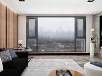China Customizable Aluminum Alloy Casement Windows Soundproof / Insulated Office Building Essential for sale