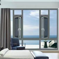 China Customizable Aluminum Alloy Casement Windows for Office Building for sale
