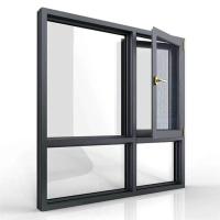 China Customized Aluminium Windows And Doors Powder Spraying Fluorocarbon Spray Office Building Glass for sale