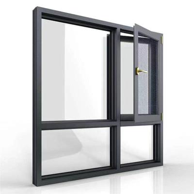 China Customized Aluminium Windows And Doors Powder Spraying Fluorocarbon Spray Office Building Glass for sale