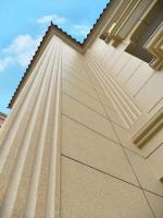 China Dry-hanging Installation Method Stone Curtain Wall with Excellent Thermal Insulation for sale
