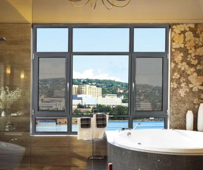 China Customisable Aluminum Casement Windows with Powder Spraying and Customisation for sale