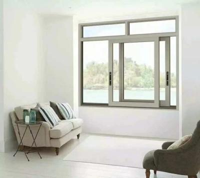 China Fluorocarbon Spray Aluminum Sliding Windows for Custom Glass Requirements for sale