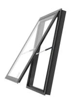 China Customizable Aluminum Upper Hung Window for Your Requirements for sale