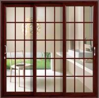 China Commercial Custom Aluminum Sliding Doors Powder Spraying / Fluorocarbon Spray for sale