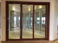 China Custom Colored Aluminium Sliding Door System Lightweight Glazed Entrance Solution for sale