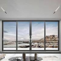 China Customisable Aluminum Alloy Sliding Door with Customizable Glass Design for sale