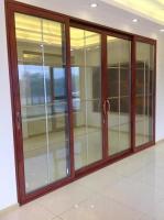 China Customizable Aluminum Sliding Door with Glass Inserts Custom Color and Style for sale