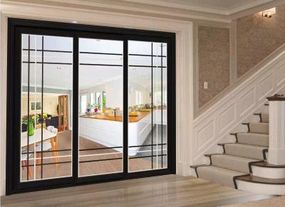 China Aluminum Frame Custom Glass Sliding Door Modern Design with Customizable Glass for sale