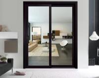 China Custom Glass Aluminum Sliding Door With Powder Spraying for sale