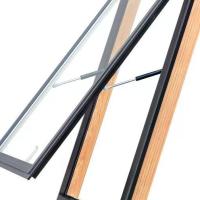 China Soundproof Aluminum Alloy Glass Top Hung Window Customized for sale